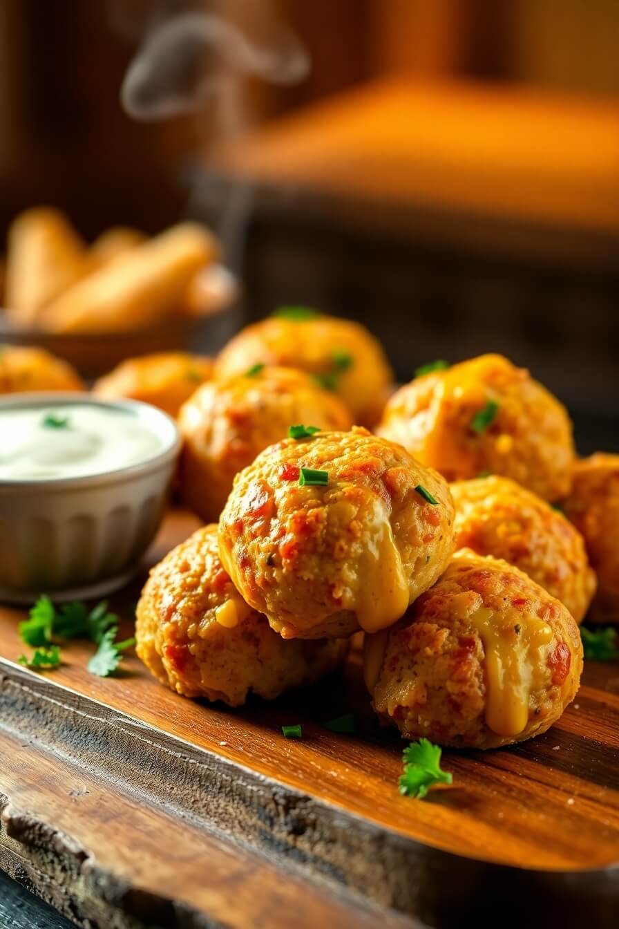 Rotel Cream Cheese Sausage Balls – The Tasty Flavors