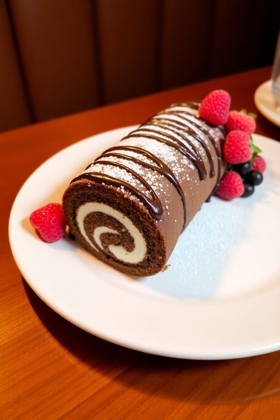 Choco Swiss Roll Delight Recipe – The Tasty Flavors
