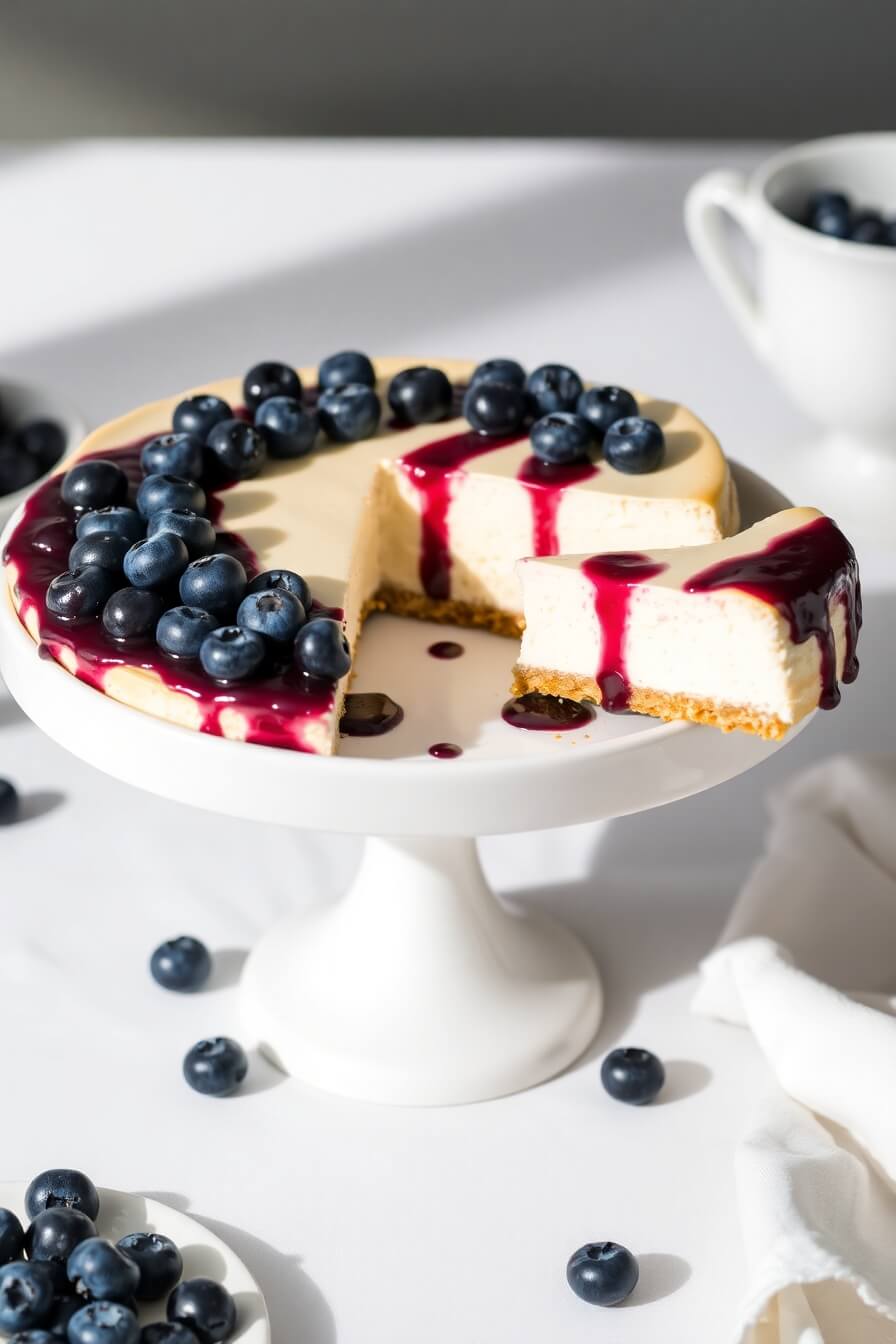 White Chocolate Blueberry Cheesecake Recipe Guide – The Tasty Flavors