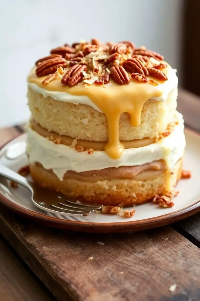 White German Chocolate Cake Recipe – The Tasty Flavors