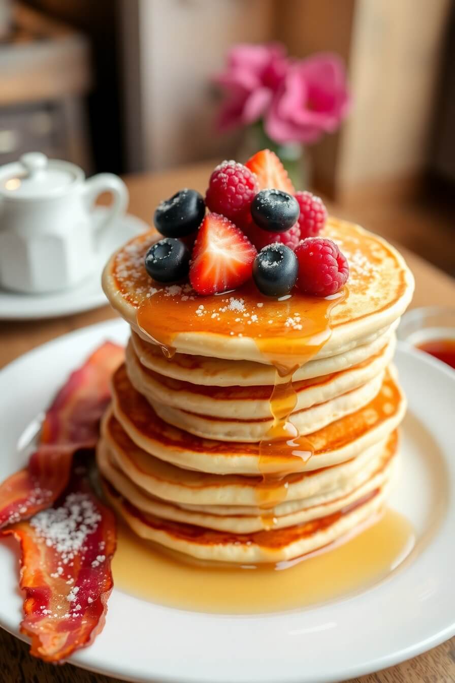 The Best Fluffy Pancake Recipe – The Tasty Flavors