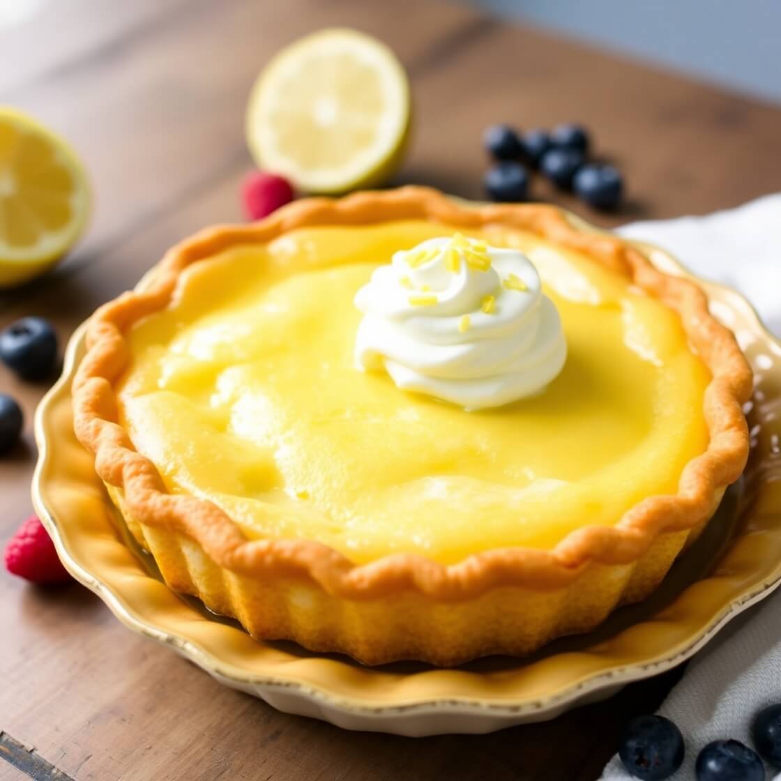 Baby Impossible Lemon Pie Without Bisquick Recipe – The Tasty Flavors
