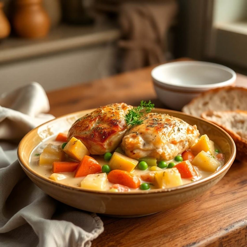 Slow Cooker Chicken Delight (Easy Crock Pot Chicken Meal) – The Tasty ...