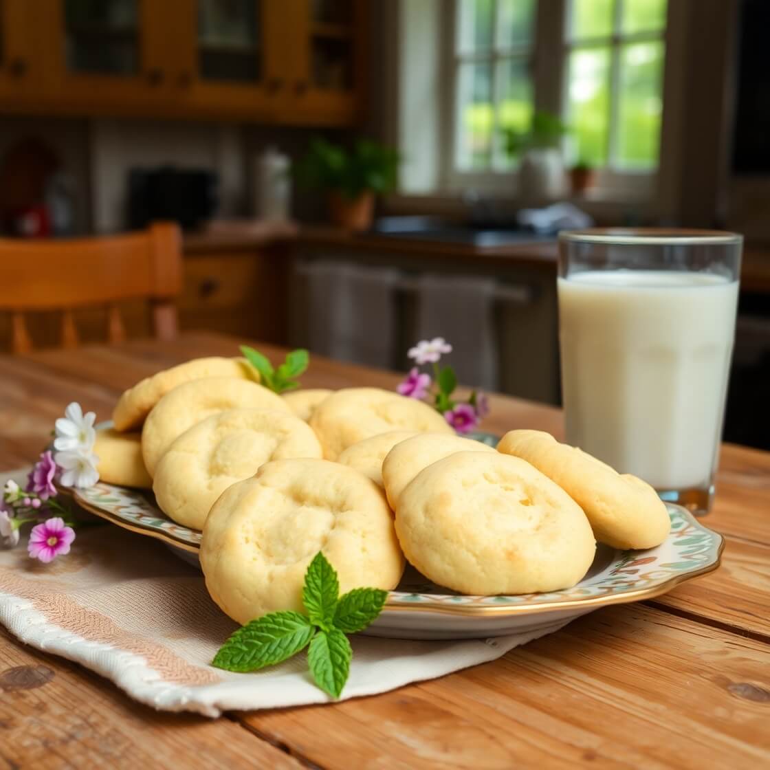 Milk Cookies Recipe - The Tasty Flavors