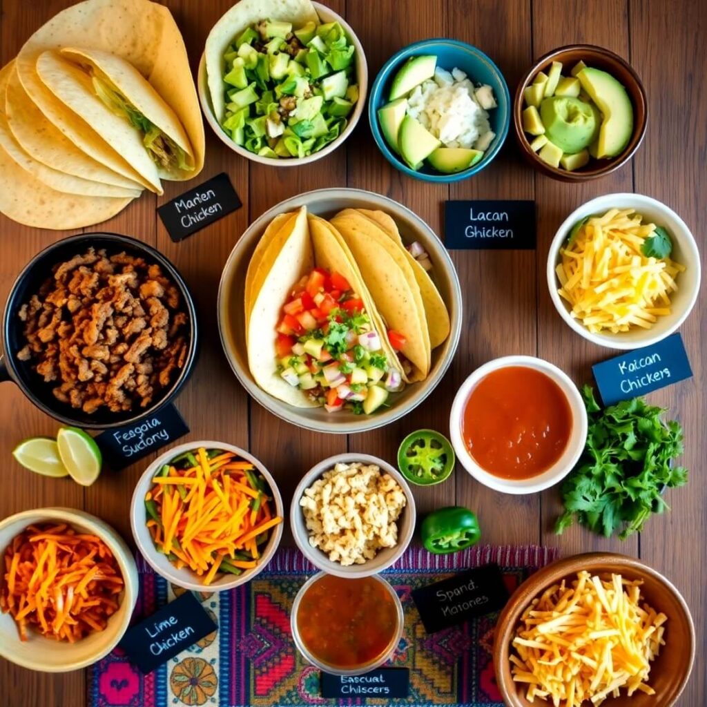 DIY Taco Bar – The Tasty Flavors