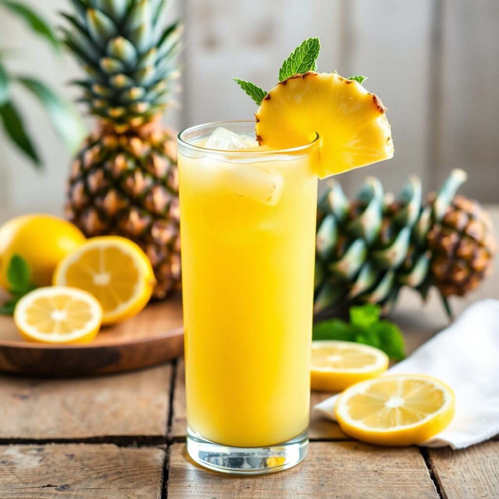 Pineapple Juice Recipe – The Tasty Flavors