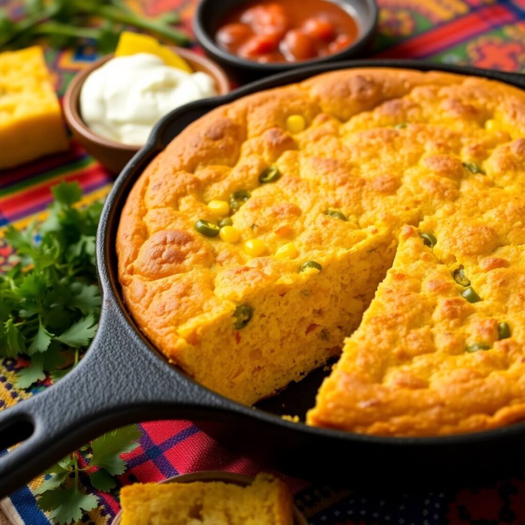 Mexican Cornbread Recipe – The Tasty Flavors