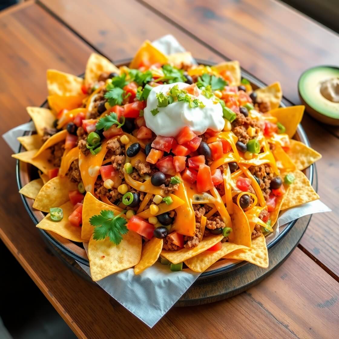 Loaded Nachos - The Tasty Flavors