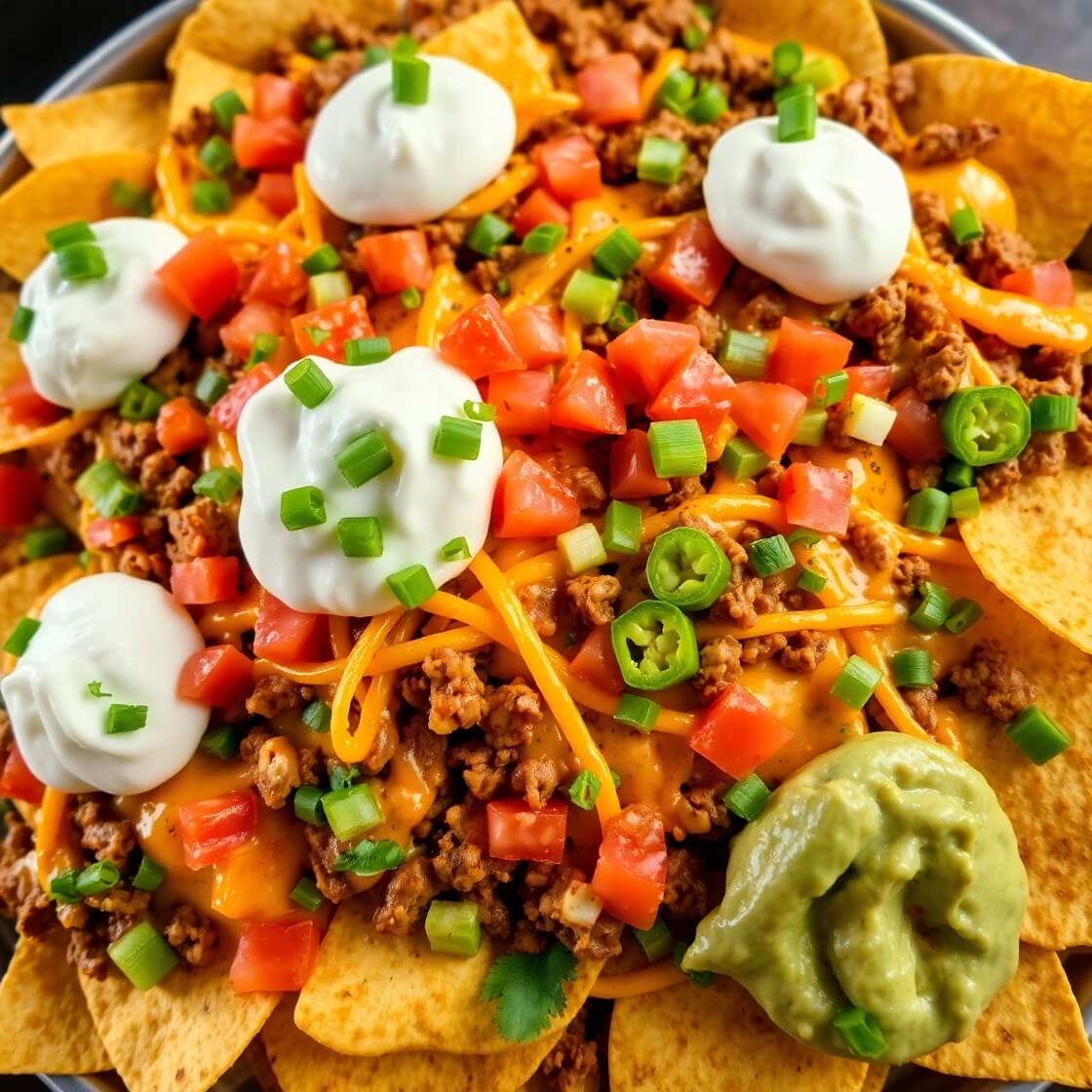 Beef Nachos Recipe - The Tasty Flavors