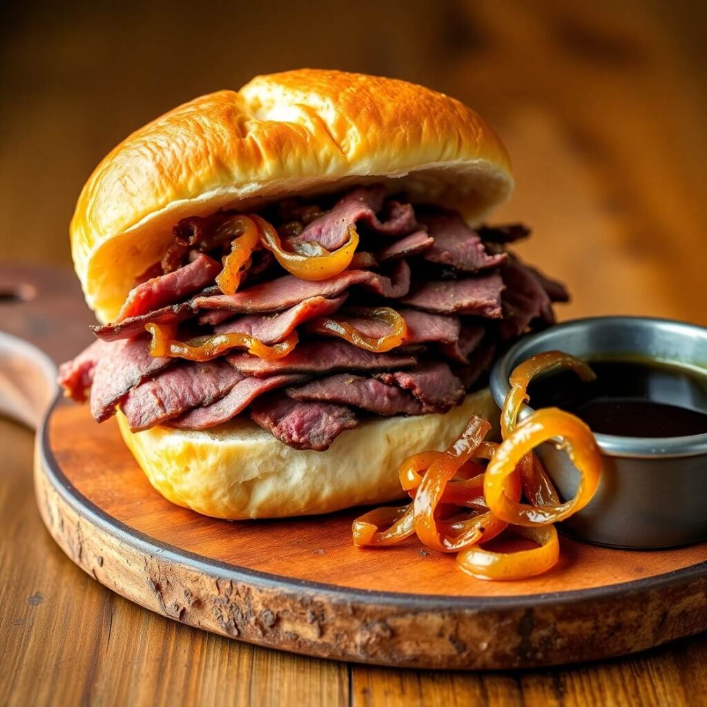French Dip Sandwich Recipe – The Tasty Flavors