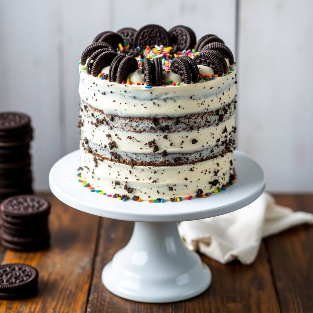 Oreo Birthday Cake - The Tasty Flavors