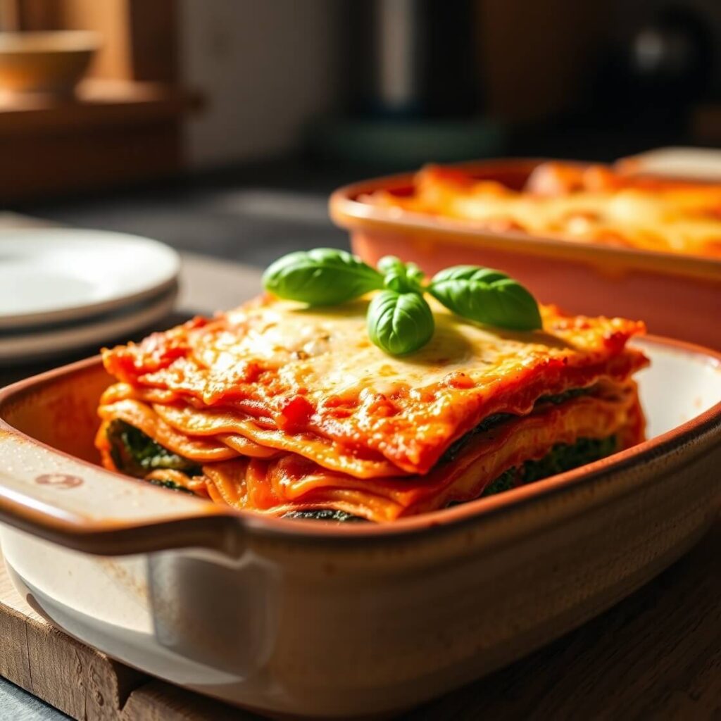 Vegan Lasagna Recipe - The Tasty Flavors