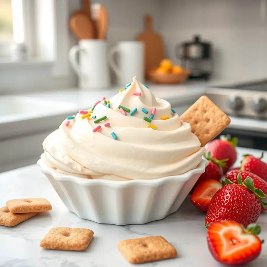 Cake Batter Dip Recipe – The Tasty Flavors